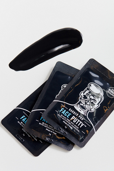 BARBER PRO Face Putty Charcoal Peel-Off Mask | Urban Outfitters