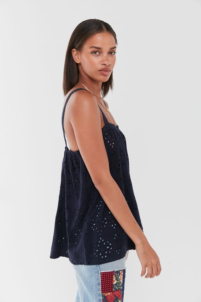 UO Eloise Eyelet Tank Top | Urban Outfitters