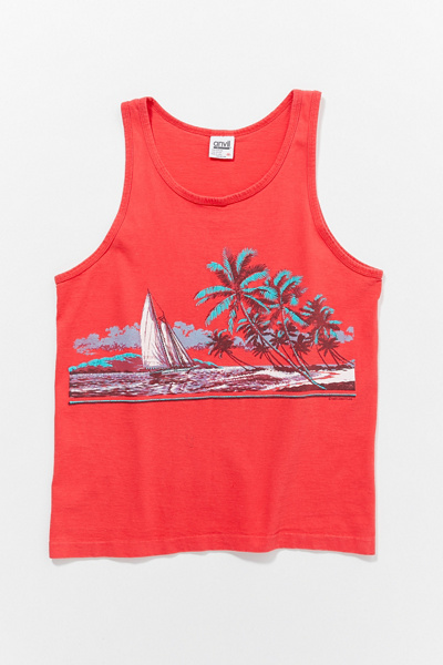 Vintage Red Sailing Tank Top | Urban Outfitters
