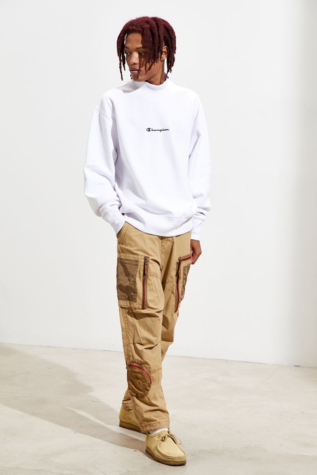 Champion UO Exclusive Script Logo Signature Mock Neck Sweatshirt ...