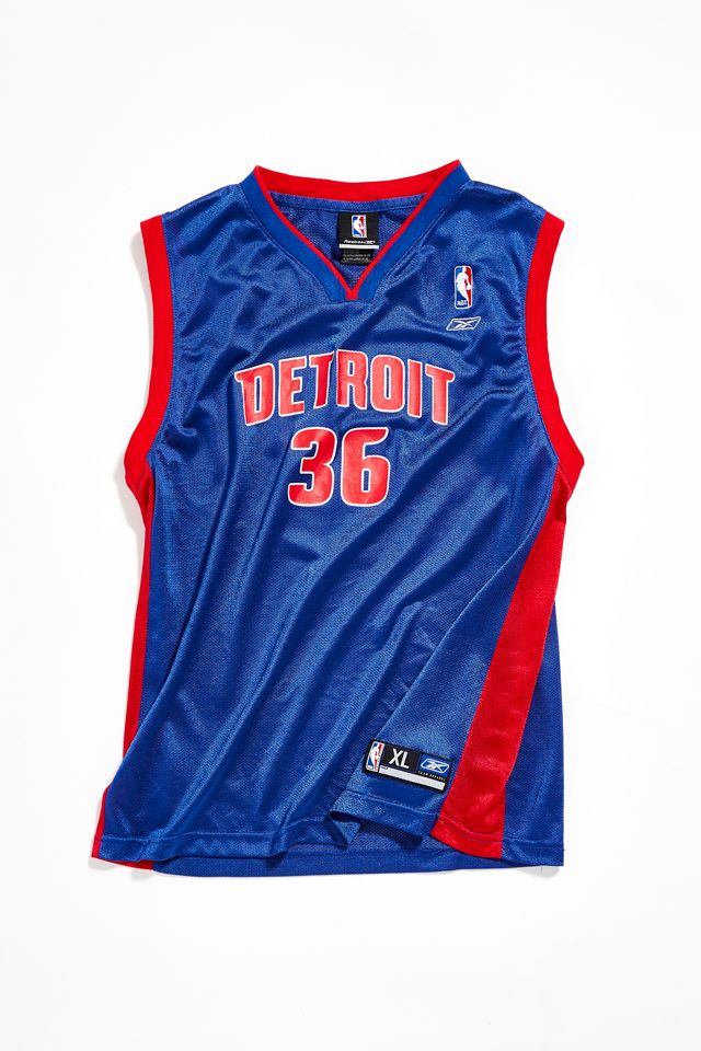 Vintage Detroit Pistons Rasheed Wallace Basketball Jersey | Urban ...