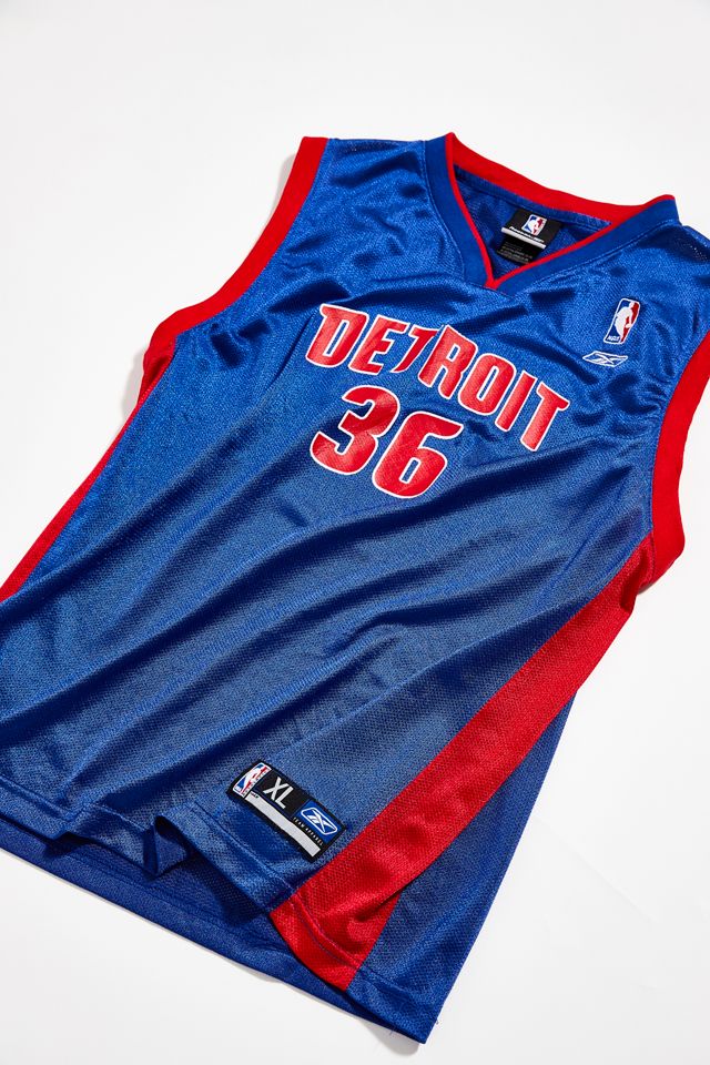Vintage Detroit Pistons Rasheed Wallace Basketball Jersey | Urban ...