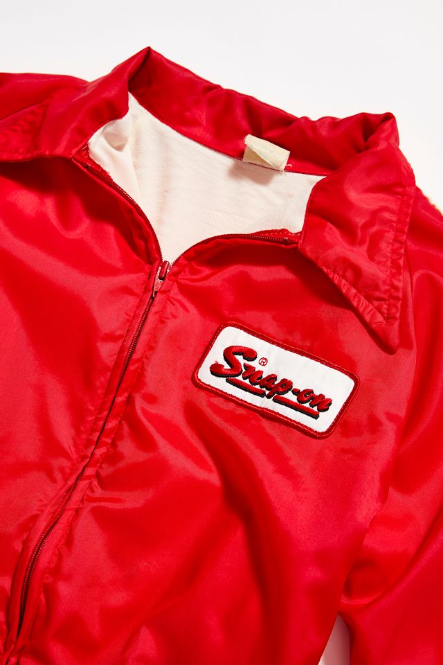 Vintage Red Nylon Racing Jacket | Urban Outfitters