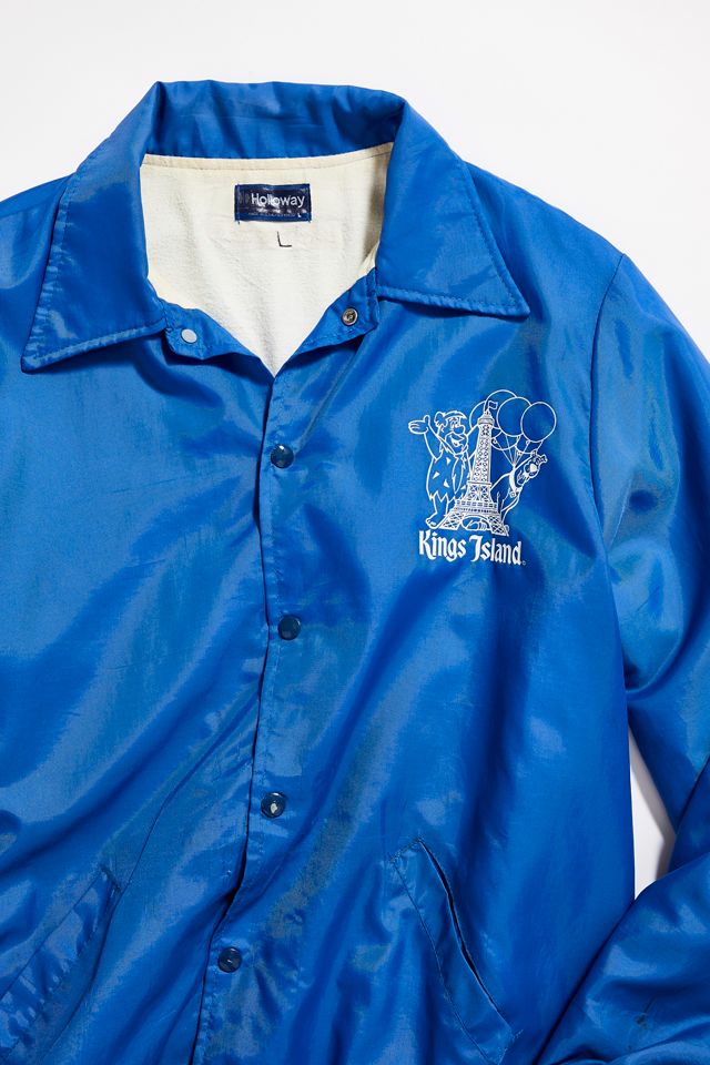 Vintage Blue Nylon Coaches Jacket | Urban Outfitters