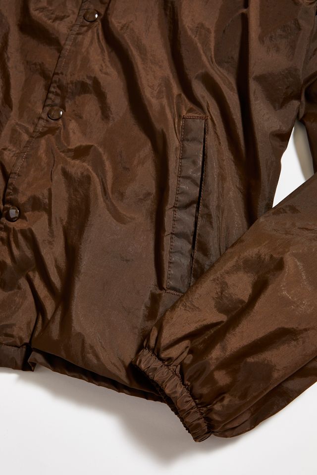 Vintage Brown Nylon Coaches Jacket | Urban Outfitters