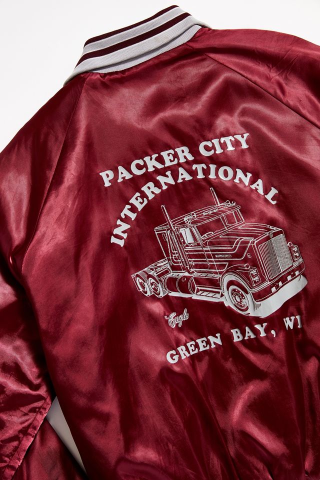 Vintage Packer City Varsity Bomber Jacket | Urban Outfitters Canada