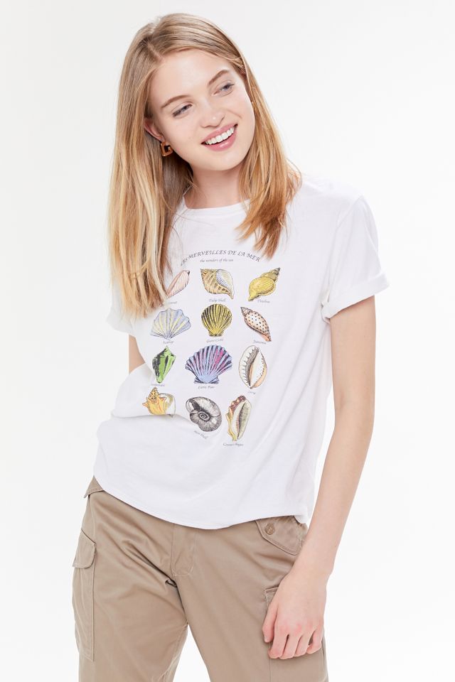 BDG Seashell Chart Tee | Urban Outfitters
