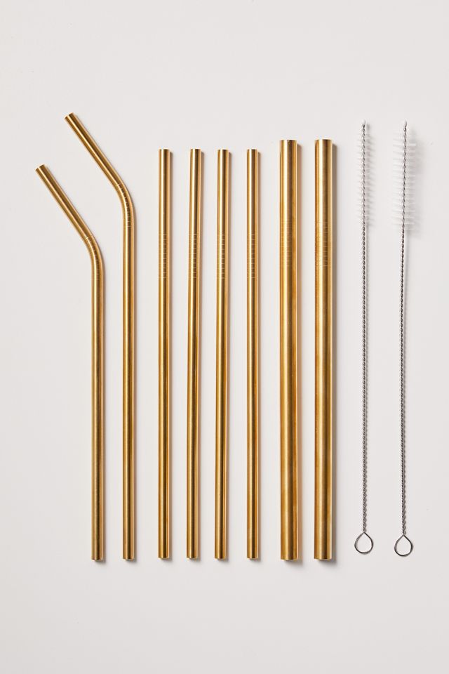 Variety Stainless Steel Straw Set | Urban Outfitters Canada