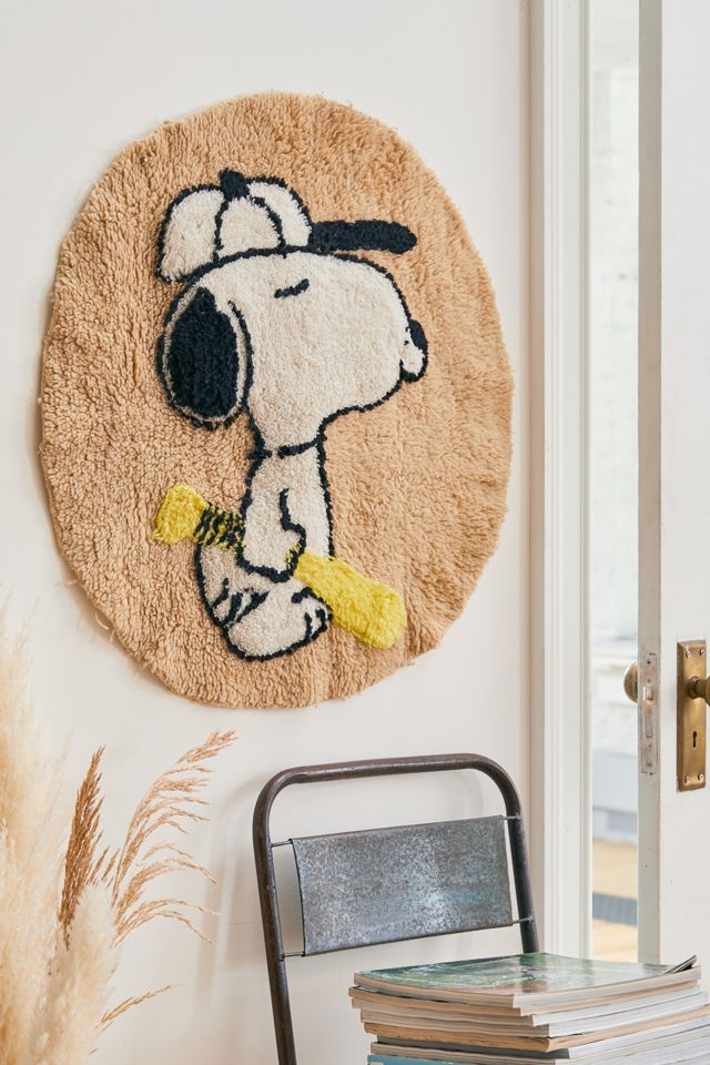 Urban Renewal Vintage One-Of-A-Kind Snoopy Latch Hook Textile | Urban ...