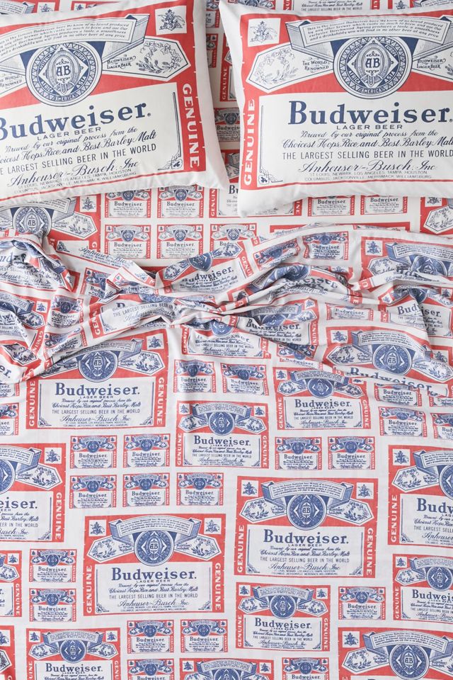 Urban Renewal Vintage Budweiser Sheet Set | Urban Outfitters