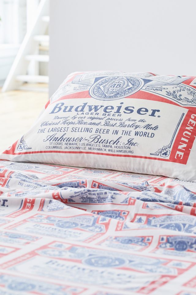 Urban Renewal Vintage Budweiser Sheet Set | Urban Outfitters