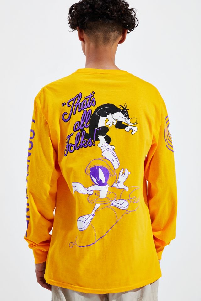 Looney Tunes Layered Graphic Long Sleeve Tee | Urban Outfitters
