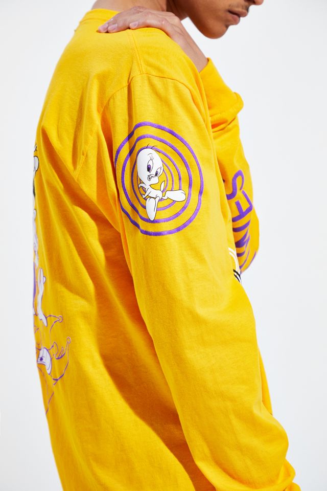 Looney Tunes Layered Graphic Long Sleeve Tee | Urban Outfitters