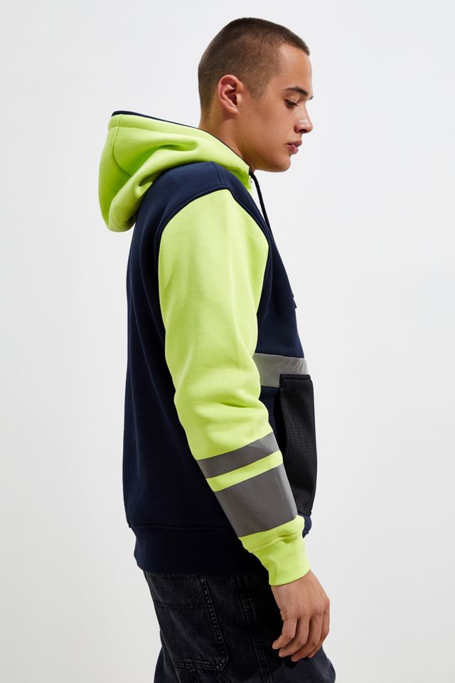 NICCE Armor Colorblock Reflective Hoodie Sweatshirt | Urban Outfitters