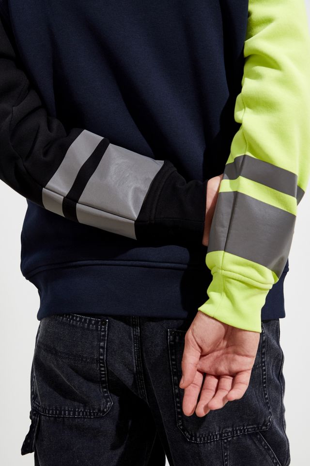 NICCE Armor Colorblock Reflective Hoodie Sweatshirt | Urban Outfitters