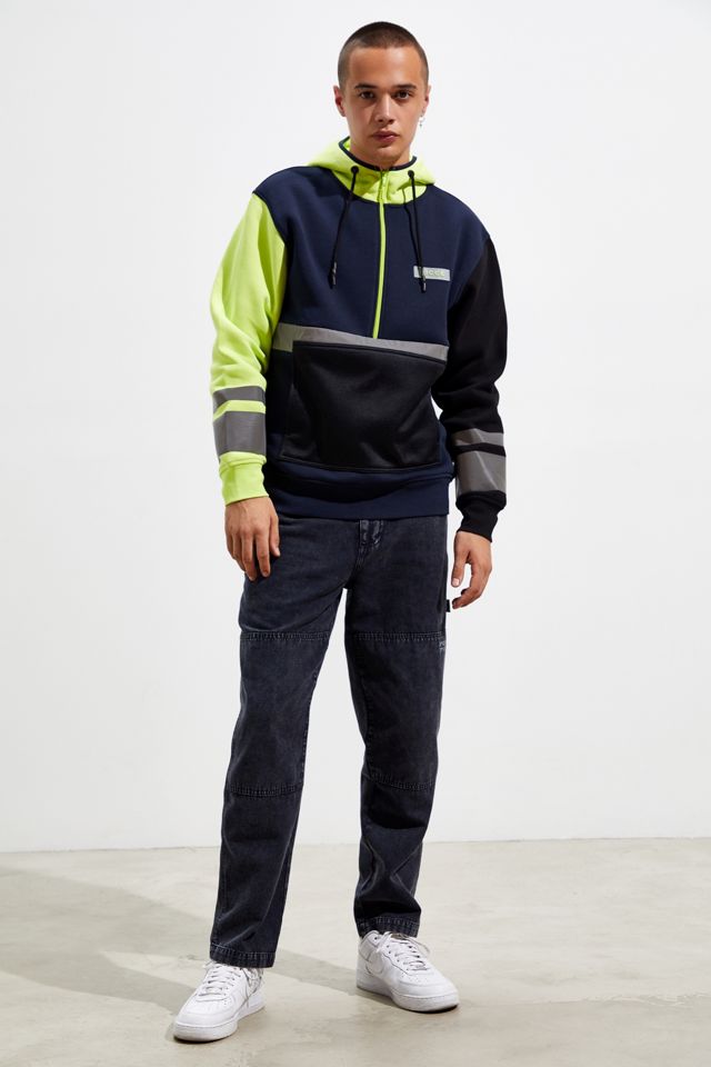 NICCE Armor Colorblock Reflective Hoodie Sweatshirt | Urban Outfitters