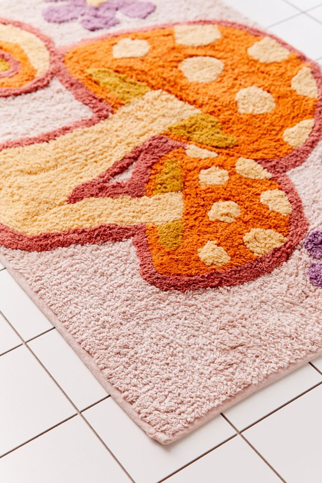 Mushroom Bath Mat | Urban Outfitters