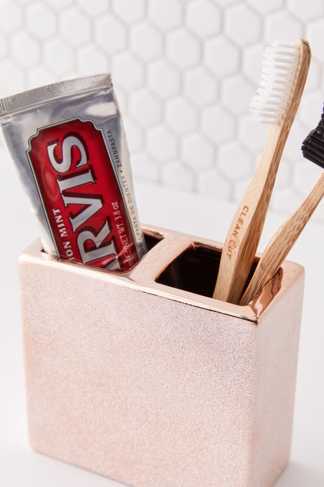 Rose Gold Toothbrush Holder | Urban Outfitters Canada