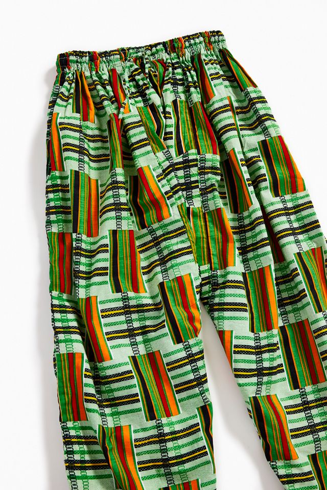 Vintage Check Stripe Beach Pant | Urban Outfitters