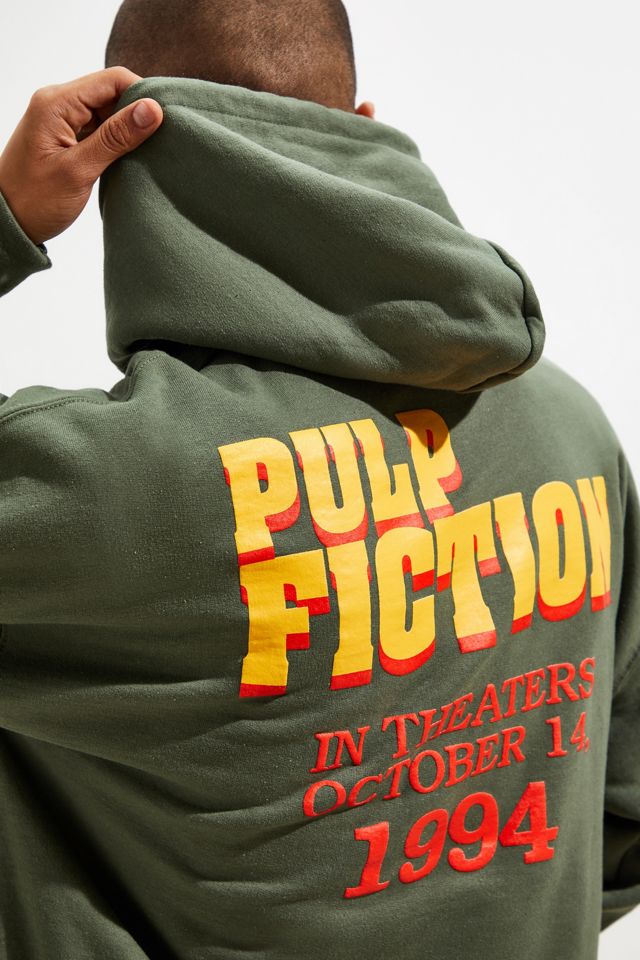 Pulp Fiction Puff Print Hoodie Sweatshirt | Urban Outfitters Pulp Fiction Puff Print Hoodie Sweatshirt | Urban Outfitters