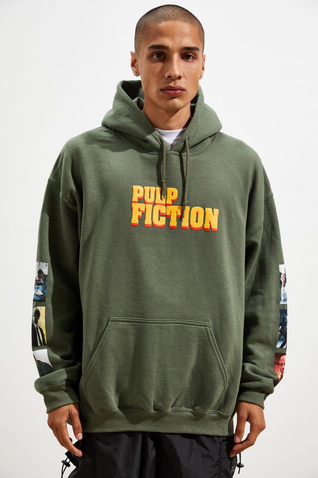 Pulp Fiction Puff Print Hoodie Sweatshirt | Urban Outfitters Pulp Fiction Puff Print Hoodie Sweatshirt | Urban Outfitters