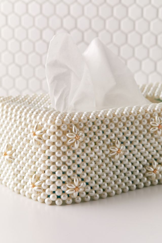 Annabelle Beaded Tissue Box Cover | Urban Outfitters Canada