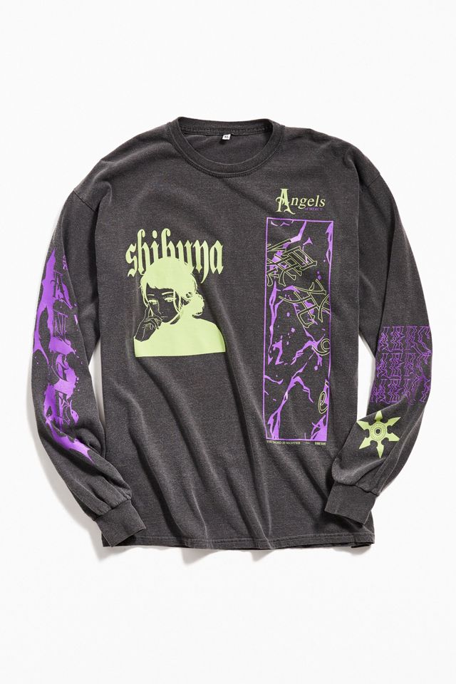 Fallen Angel Anime Long Sleeve Tee | Urban Outfitters Canada