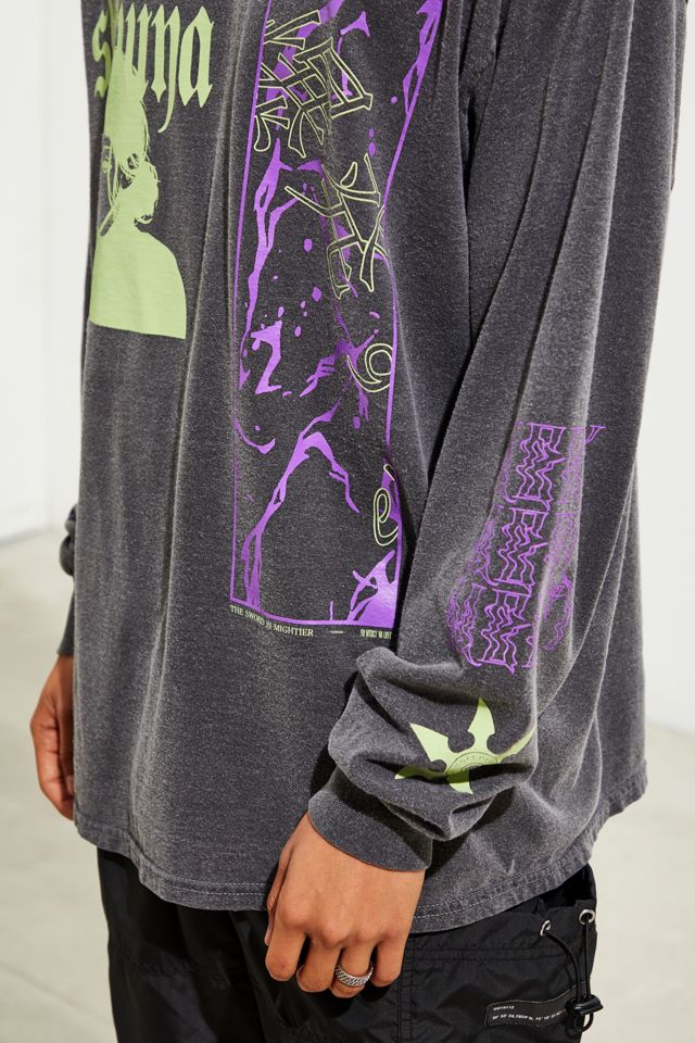 Fallen Angel Anime Long Sleeve Tee | Urban Outfitters Canada