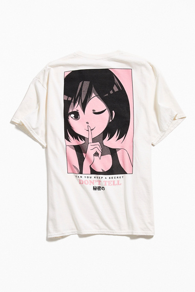 Don’t Tell Anime Tee | Urban Outfitters
