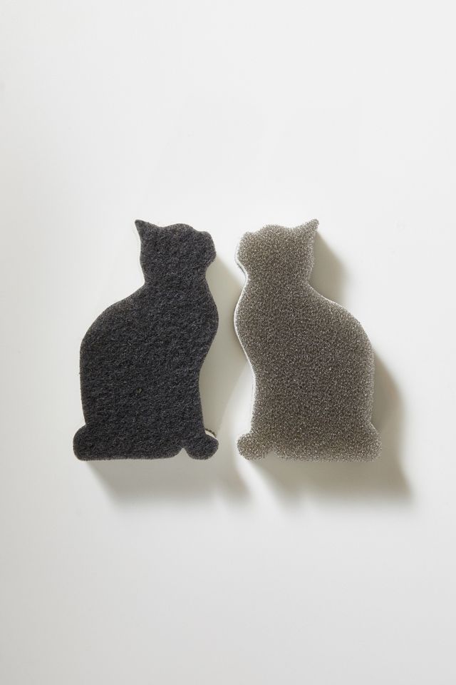 Cat Scrubbing Sponge Set | Urban Outfitters