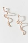 Rhinestone Snake Statement Earring | Urban Outfitters