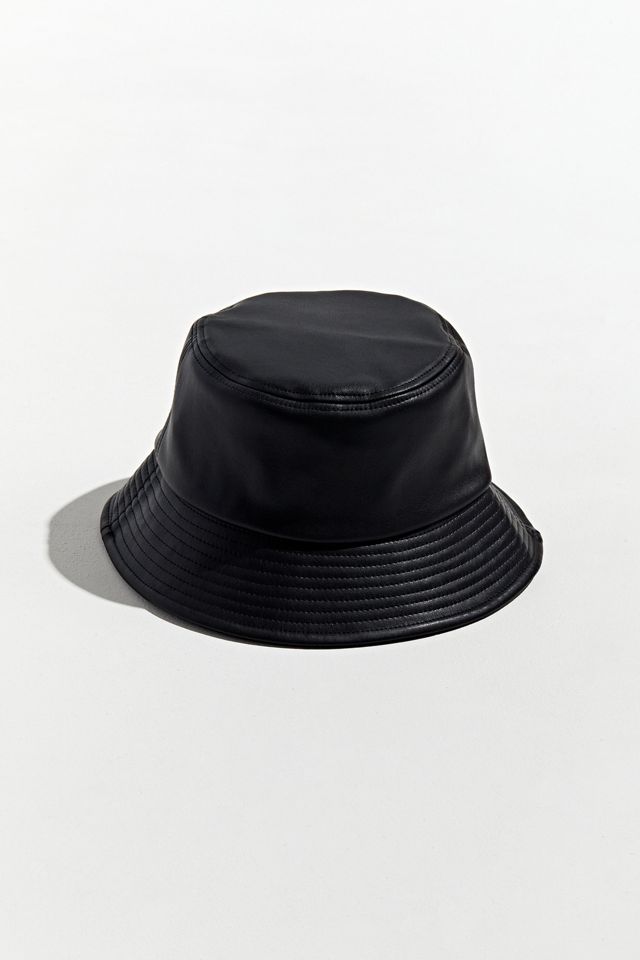 UO Faux Leather Bucket Hat | Urban Outfitters
