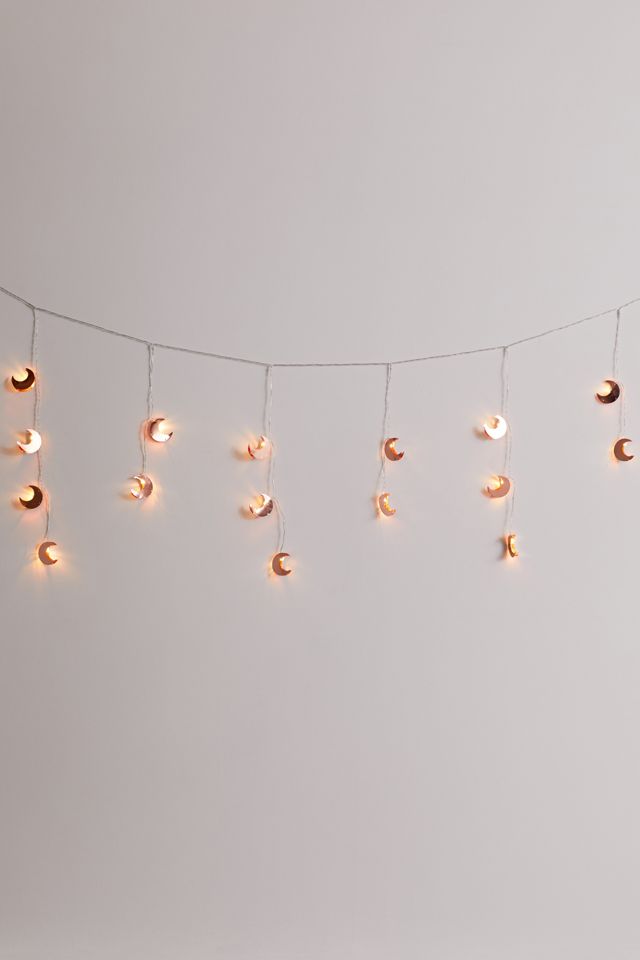 Crescent Moon Curtain String Lights | Urban Outfitters