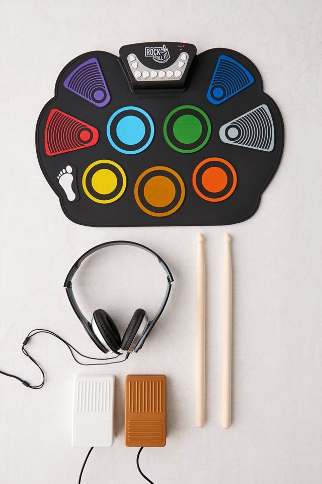 Rock And Roll It CodeDrum Roll-Up Drum Kit | Urban Outfitters Canada