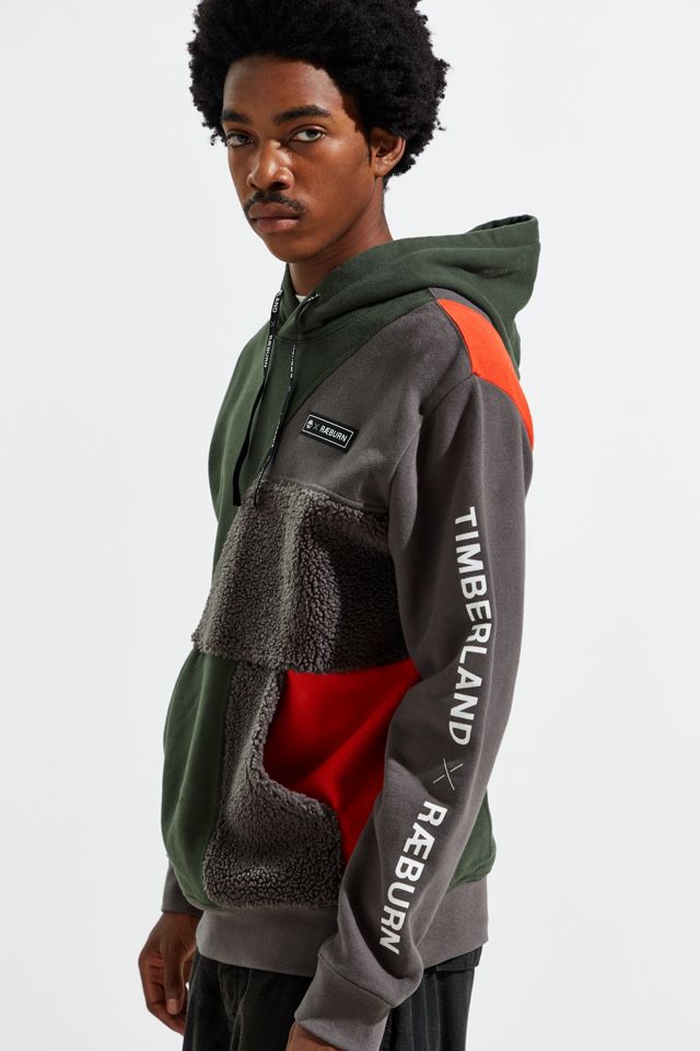 Timberland X Christopher Raeburn Pattern Blocked Hoodie Sweatshirt ...