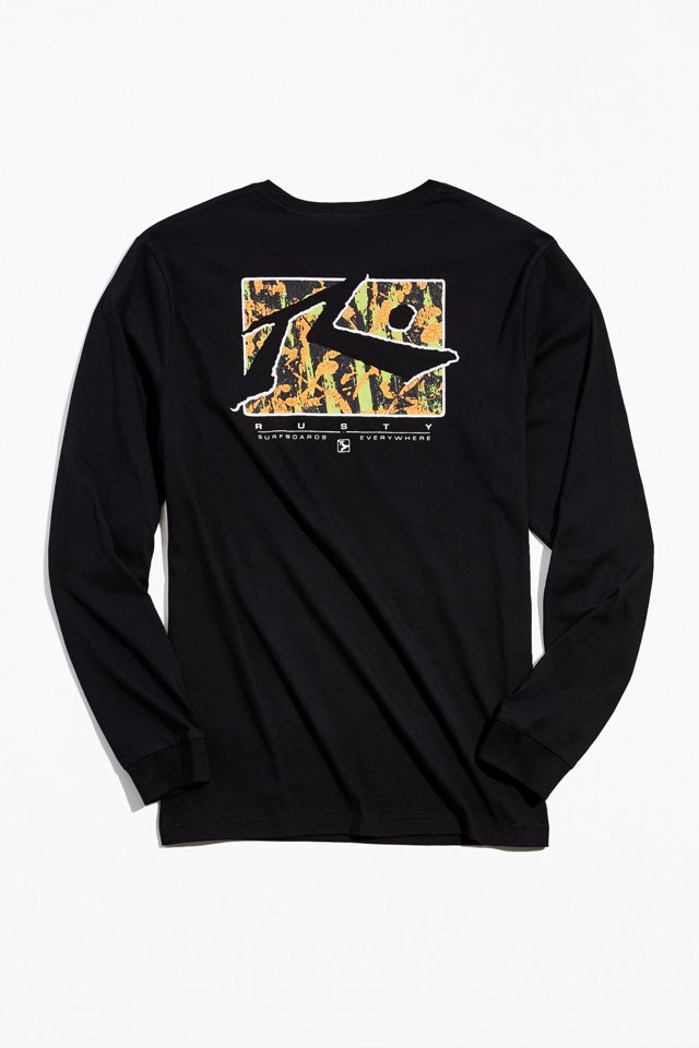 Rusty America Back Splat Long Sleeve Tee | Urban Outfitters Canada