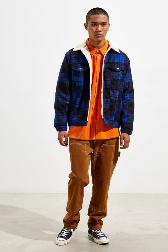 Rusty America Chains Sherpa Trucker Jacket | Urban Outfitters Canada