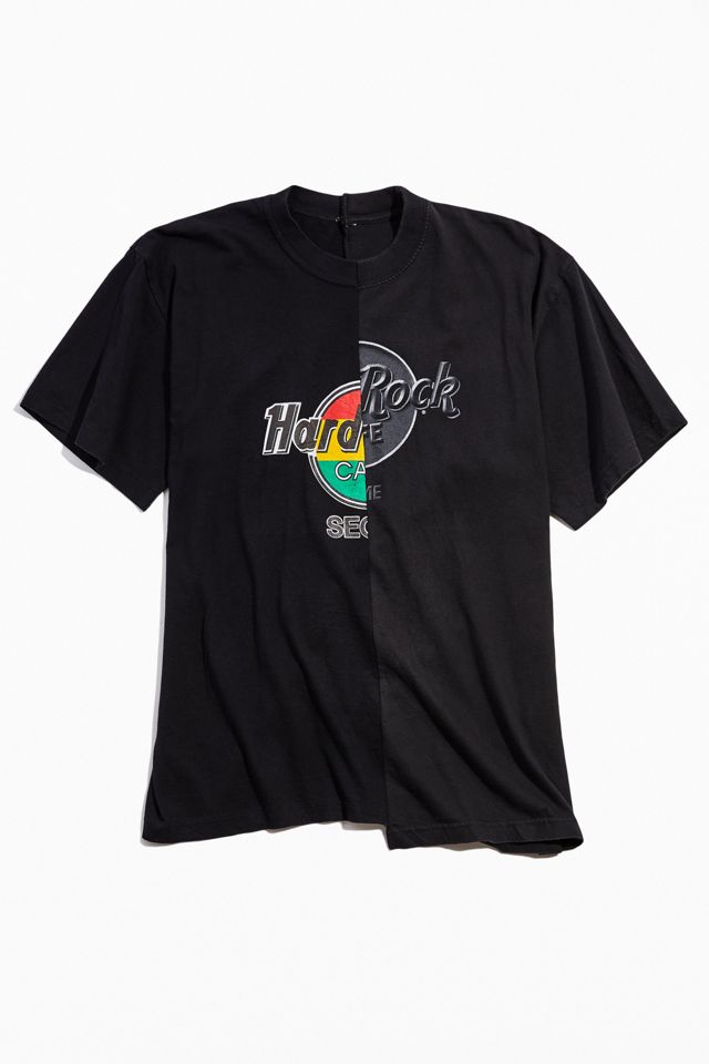 Vintage Hard Rock Cafe Split Tee | Urban Outfitters Canada