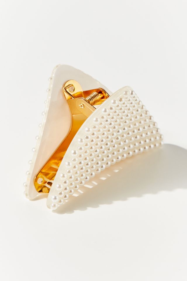 Pearl Triangle Claw Clip | Urban Outfitters
