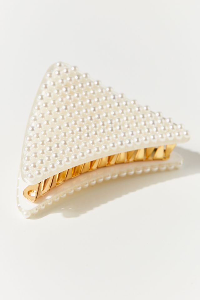 Pearl Triangle Claw Clip | Urban Outfitters