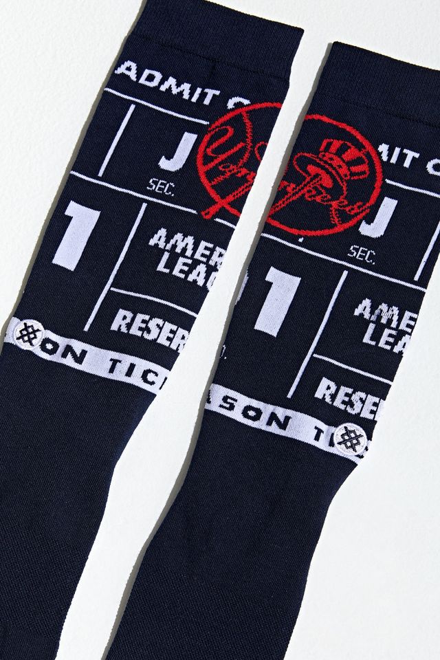 Stance New York Yankees Ticket Stub Crew Sock | Urban Outfitters