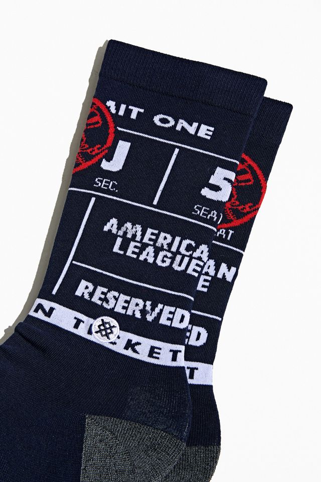 Stance New York Yankees Ticket Stub Crew Sock | Urban Outfitters