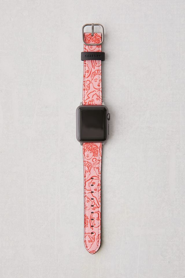 Casetify Portraits Pink Apple Watch Strap | Urban Outfitters
