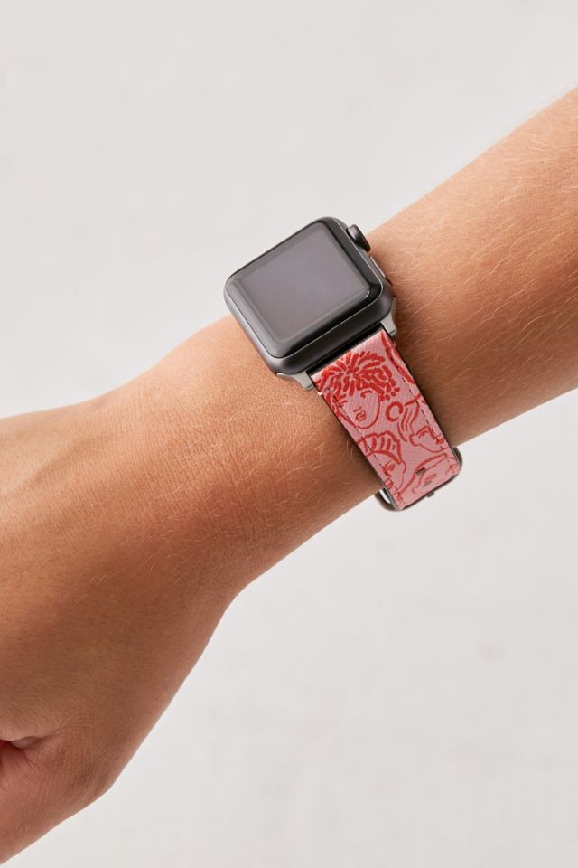 Casetify Portraits Pink Apple Watch Strap | Urban Outfitters