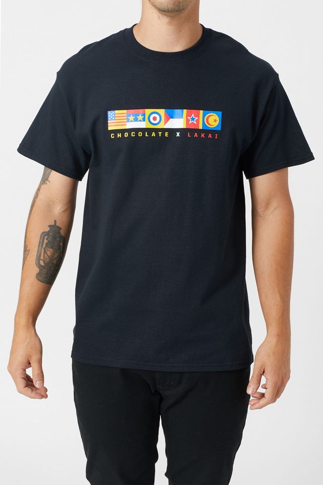 Lakai Chocolate Flags T-Shirt | Urban Outfitters