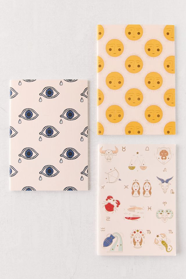 Graphic Notebook - Set Of 3 | Urban Outfitters