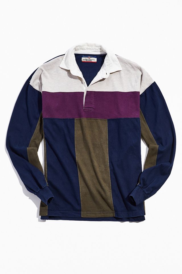 Vintage International Waters Colorblock Rugby Shirt | Urban Outfitters