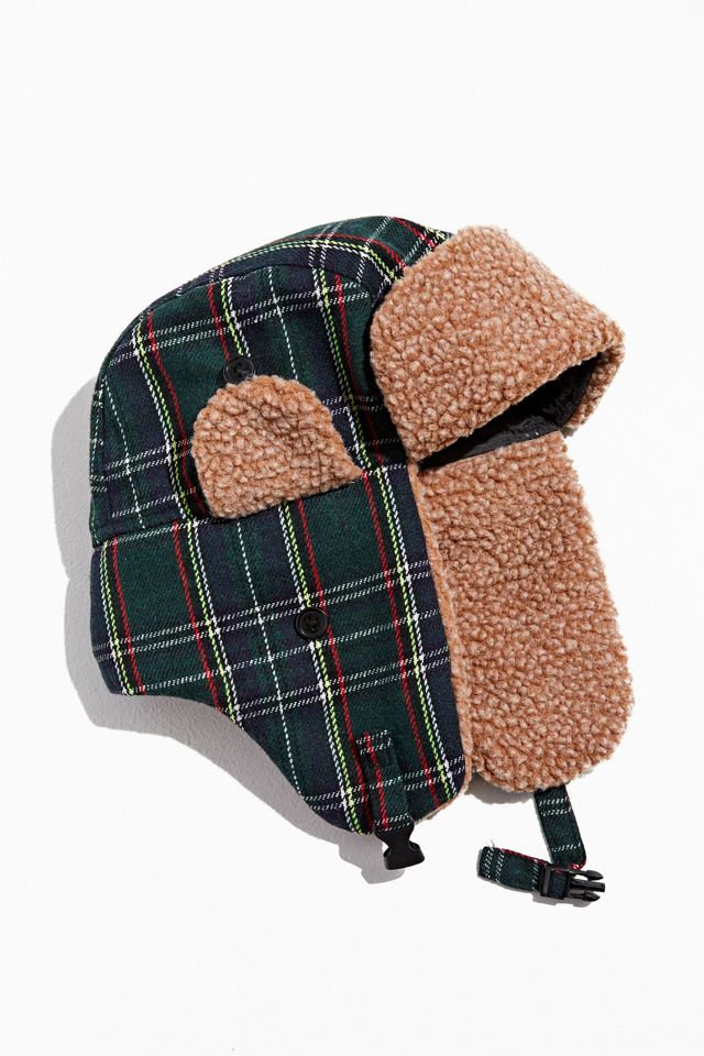 UO Plaid Trapper Hat | Urban Outfitters Canada