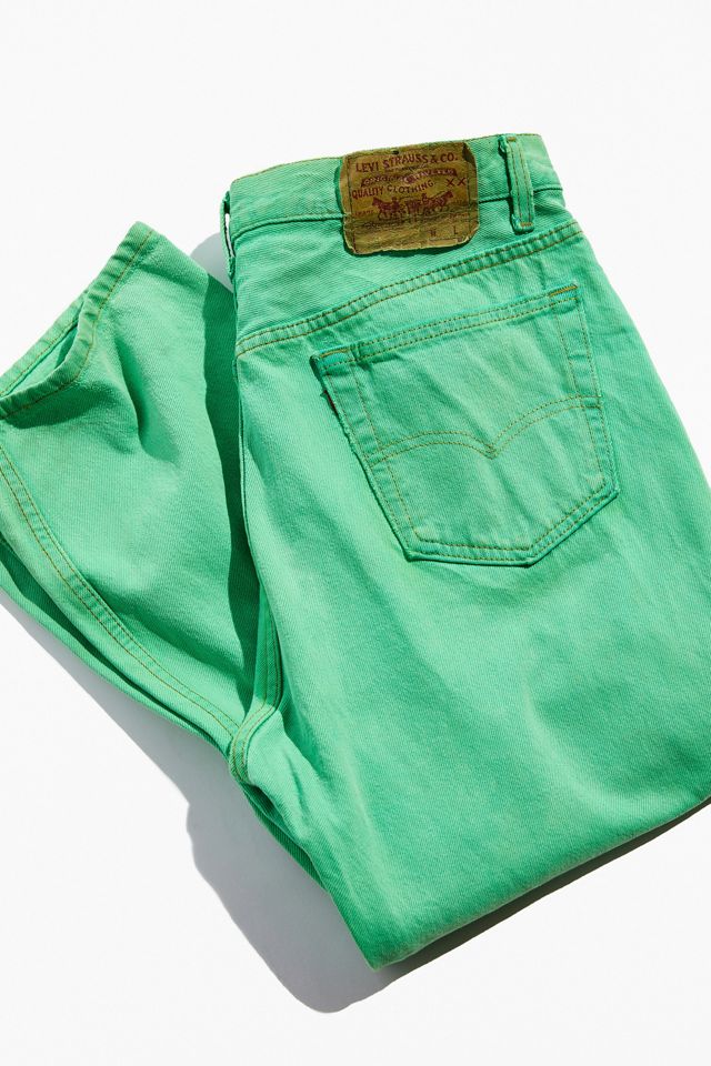 Vintage Levi’s Lime Green Jean | Urban Outfitters
