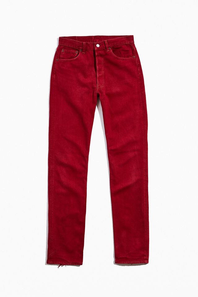 Vintage Levi’s Dark Red Jean | Urban Outfitters Canada